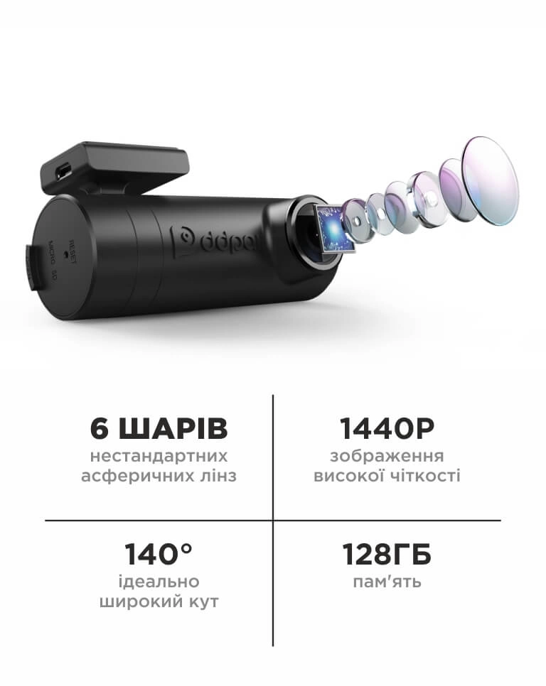 Відеореєстратор DDPai mini2P - огляд, опис, характеристики, купити ...